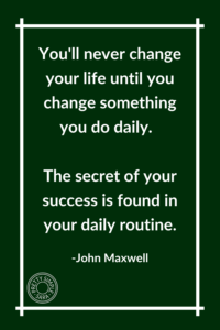The Power of Routines • Pretty Simple Sara