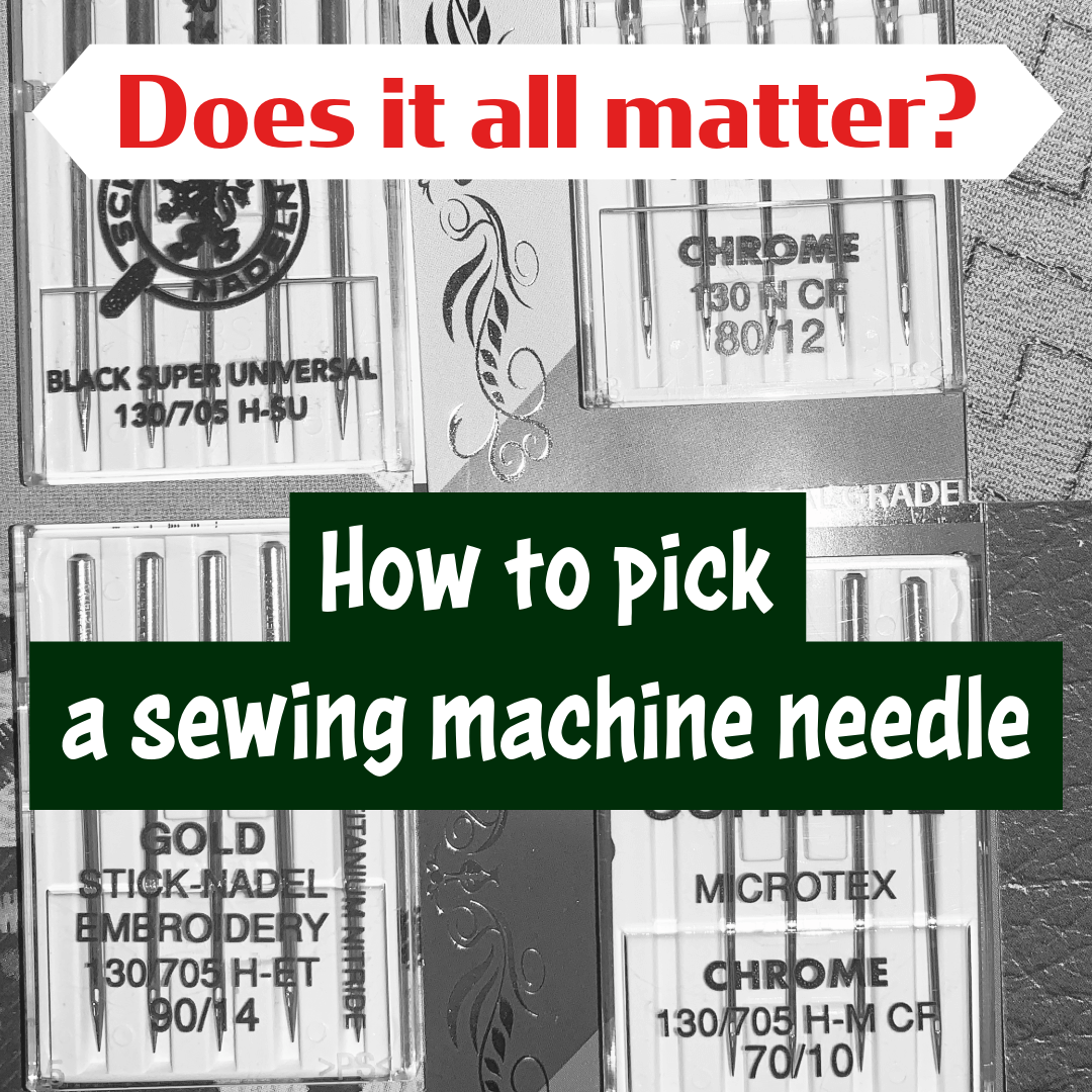 How to pick a sewing machine needle • Pretty Simple Sara