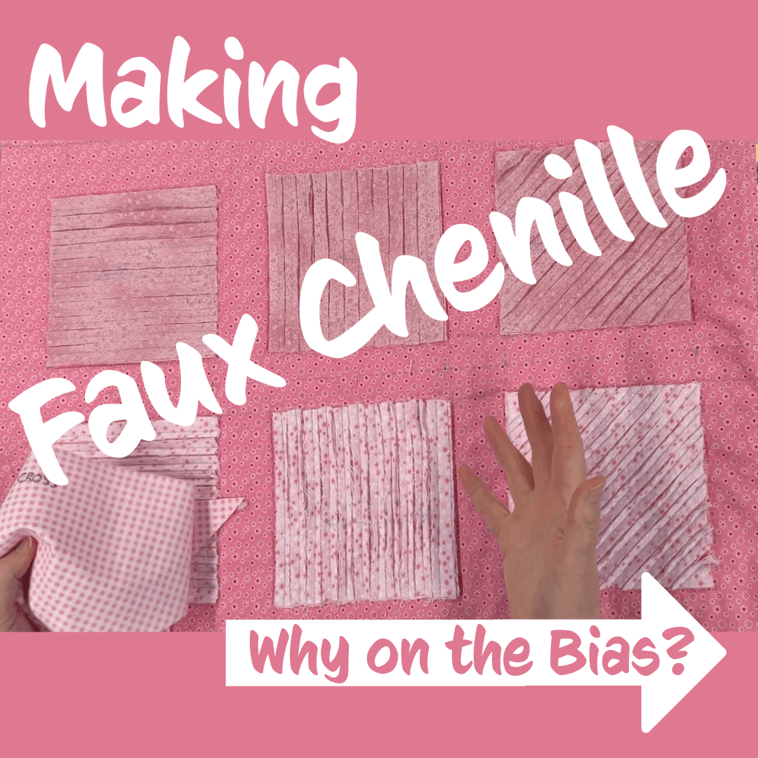 DIY Chenille Quilt Texture - Why on Bias? • Pretty Simple Sara