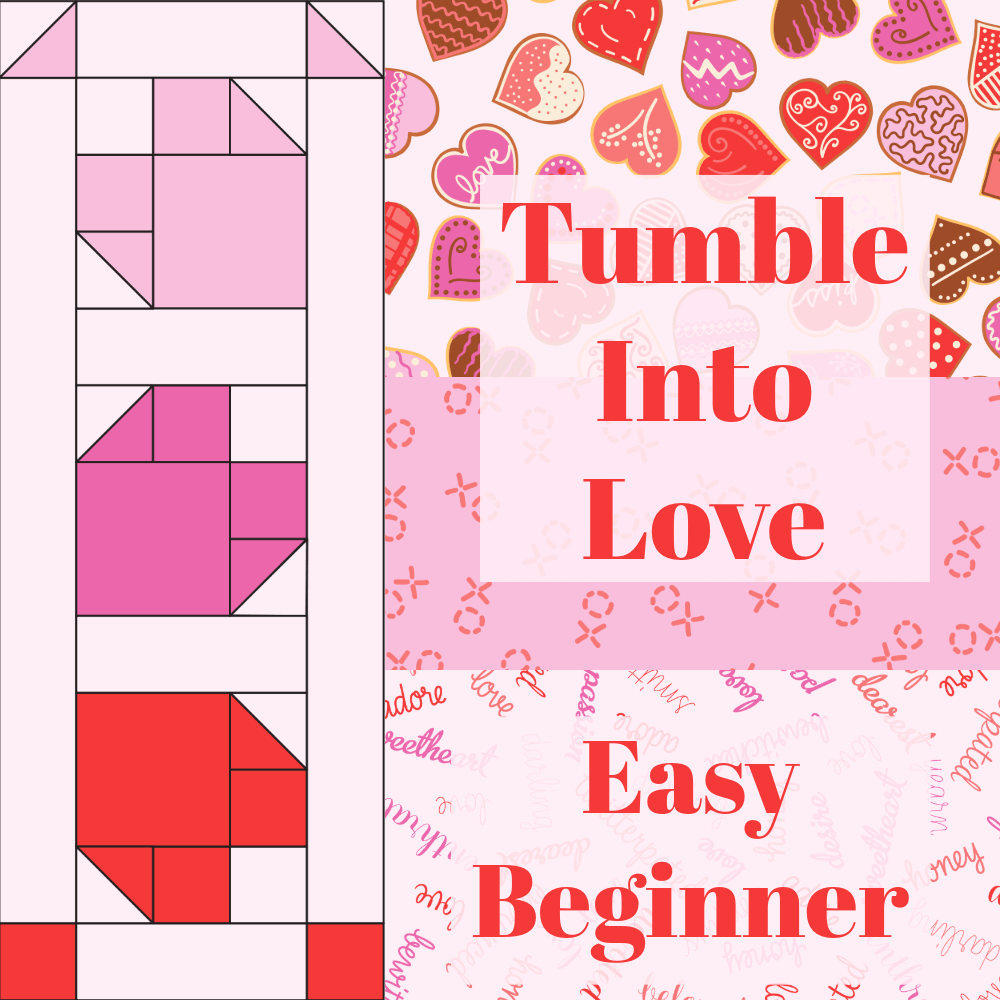 Tumble Into Love Table Runner • Pretty Simple Sara